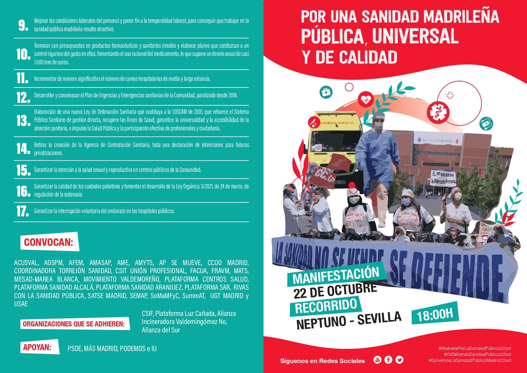 Por Una Sanidad P blica Madrile a Universal Y De Calidad FADSP Por Una Sanidad P blica Madrile a Universal Y De Calidad FADSP